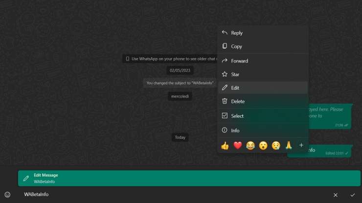 WhatsApp rolls out message editing feature on Windows beta | Technology News – India TV