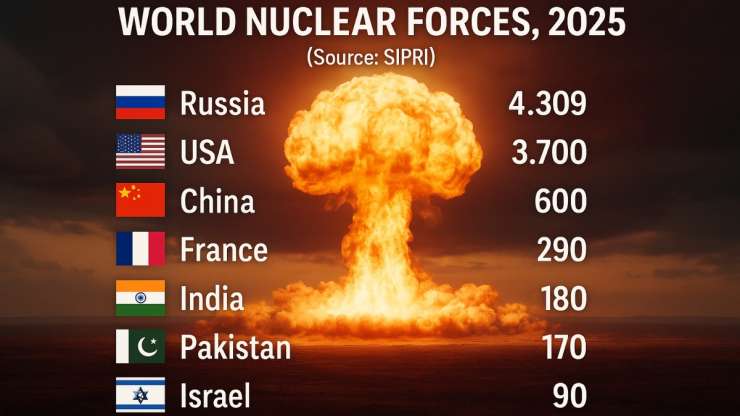 India's nuclear arsenal ahead of Pakistan as concerns over China grow: What is SIPRI? Key ...