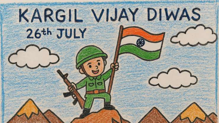 Kargil Vijay Diwas 2025 drawing and poster ideas | Events News – India TV