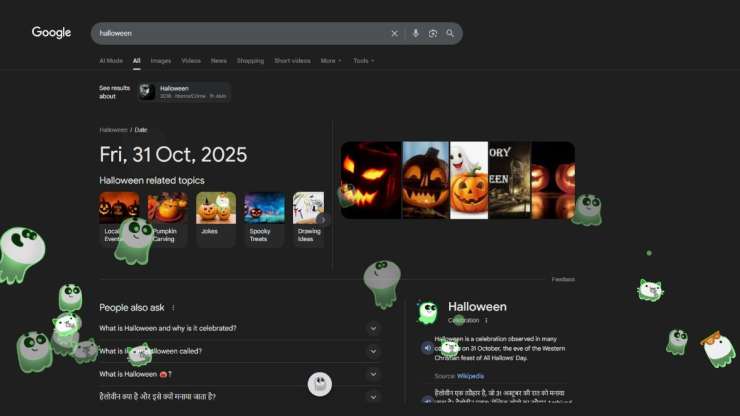 Google Halloween 2025 Doodle brings back cute ghosts and a spooky fun ...