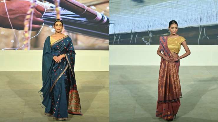 Woven Whispers celebrates Saree Day with textile showcase at National ...