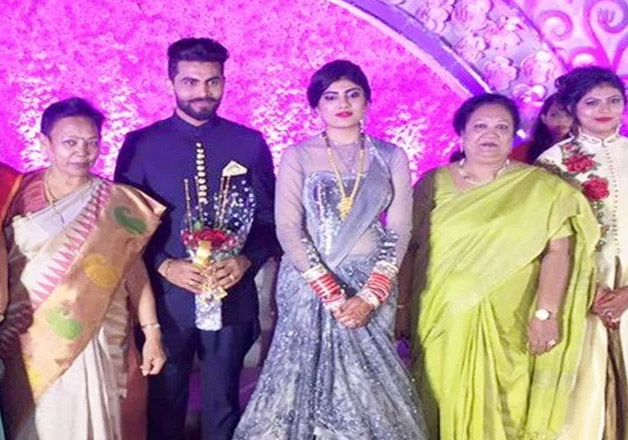 Cricketer Ravindra Jadeja tied the nuptial knot with Reeva Solanki