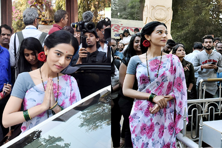 Thackeray: Amrita Rao looks every bit stunning as she steps out as ...