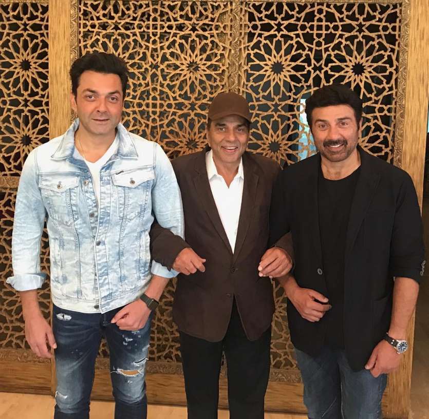 Rare and unseen pictures of Sunny Deol who has joined BJP and father Dharmendra together, lok ...