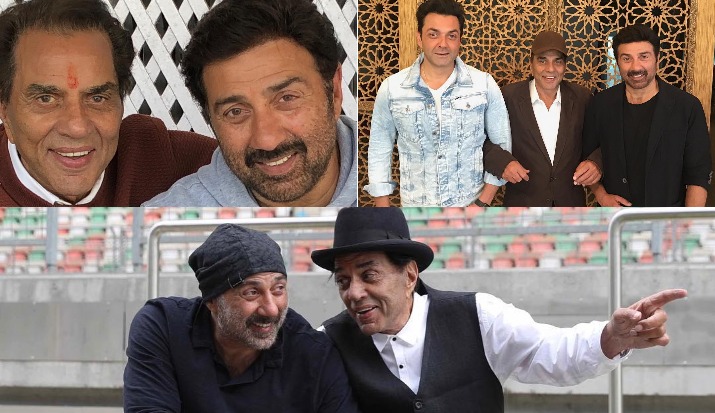 Rare and unseen pictures of Sunny Deol who has joined BJP and father Dharmendra together, lok ...