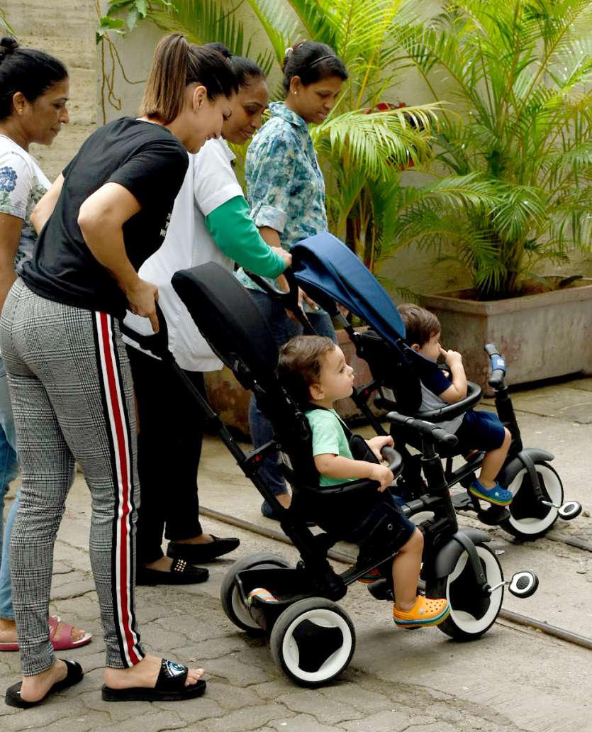 Sunny Leone enjoys kids' day out with husband Daniel Weber, see pictures