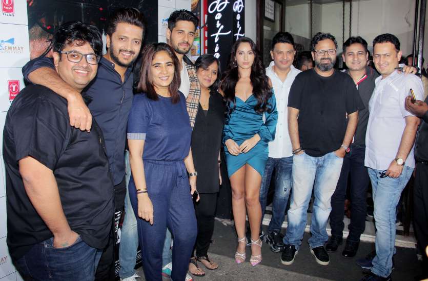 Sidharth Malhotra, Nora Fatehi, Riteish Deshmukh and others attend ...