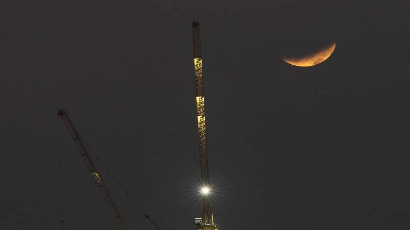 Lunar Eclipse 2021: Photos of longest partial Chandra Grahan in 580 years