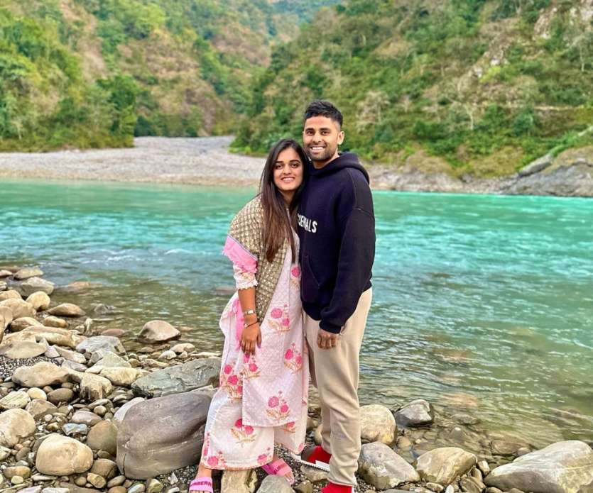Suryakumar Yadav and his wife Devisha's travel photos are vacation goals