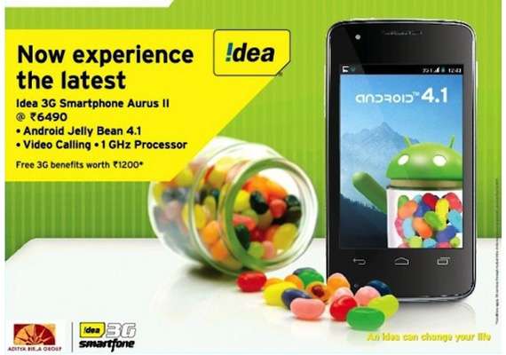 Idea launches dual-SIM Aurus 2 smartphone at Rs 6490 | India News ...