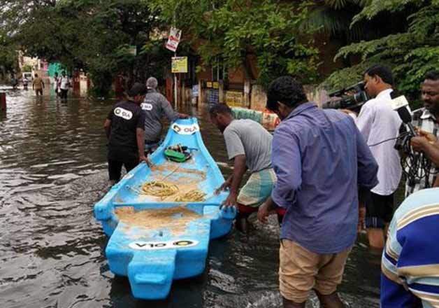 Ola launches boat service in flood-affected Chennai | India News – India TV