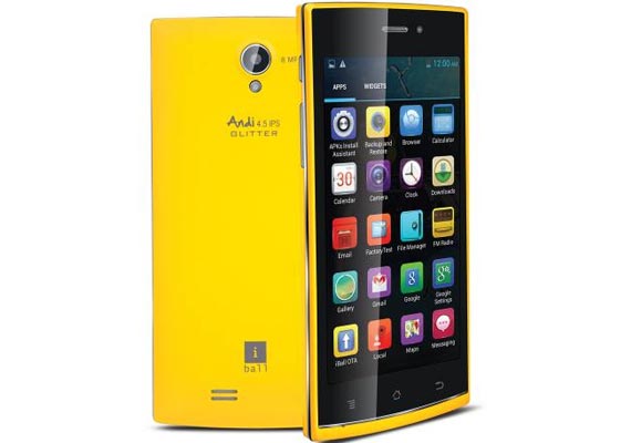iBall launches Andi 4.5P Glitter with quad-core CPU at Rs. 7,399 ...