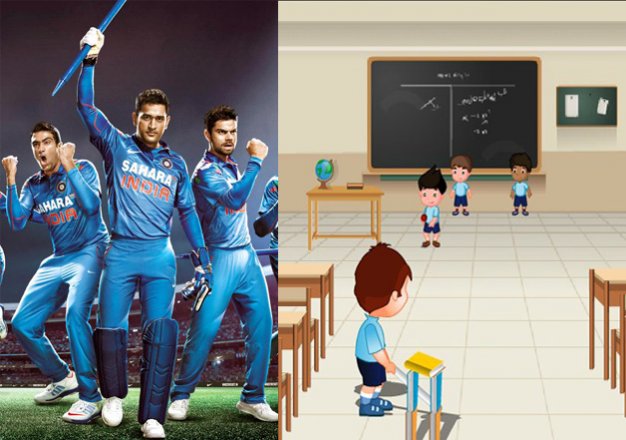 What happens when Cricket Teams become students of classroom! - IndiaTV ...