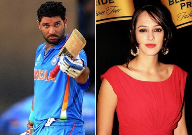 Hazel Keech Yuvraj batting T20 India vs Aus | India TV News | Bollywood ...