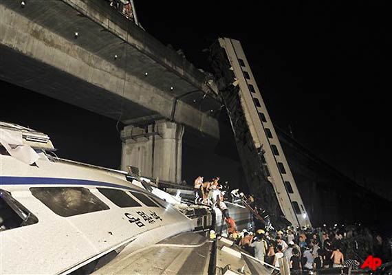 China Bullet Train Derails; Coaches Fall Off Bridge | World News – India TV
