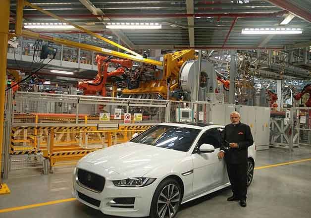 PM Modi visits Tata Motors-owned JLR plant in UK | World News – India TV