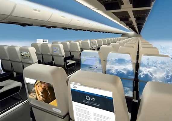 Welcome to the future of aviation: Windowless Airplanes! | World News ...