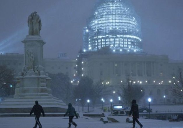 NASA captures massive US east coast 'snowzilla' from space | World News ...