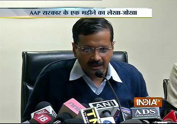 Arvind Kejriwal says people are happy in one month report card | India ...