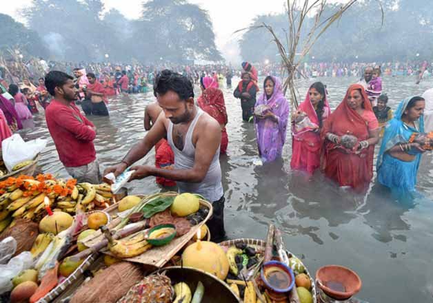 Chhath festival concludes amid feasting merriment | India News – India TV