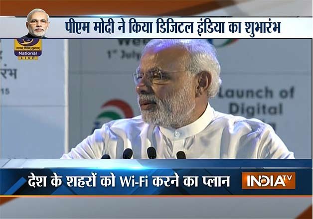 PM Modi launches Digital India Week-IndiaTV News | National News – India TV