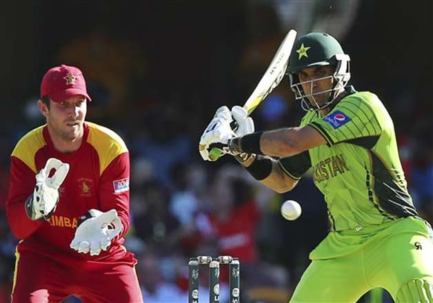 World Cup 2015: Riaz, Misbah lead Pakistan to 235-7 vs Zimbabwe ...