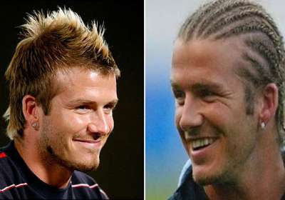 David Beckham Mohawk Hairstyle