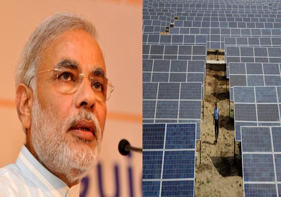Modi inaugurates India's largest solar power plant in Madhya Pradesh ...
