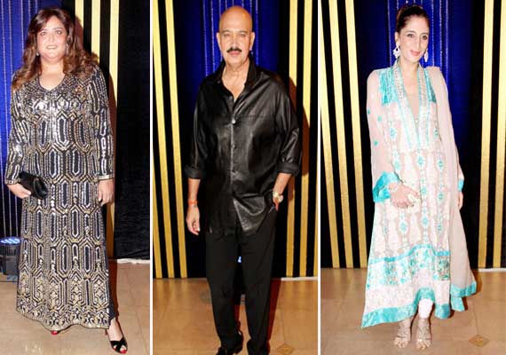 Rakesh Roshan and daughter Sunaina's fashion faux at birthday bash ...