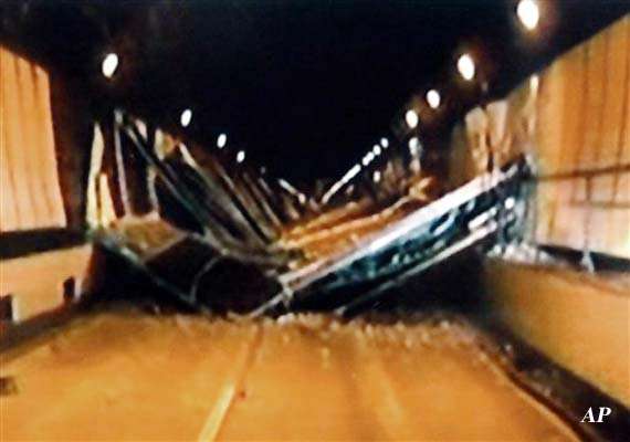 Nine killed as highway tunnel ceiling collapses in Japan | World News ...