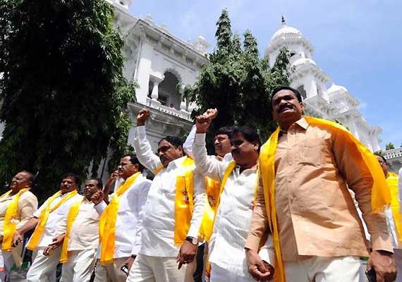 TDP MLAs evicted from Andhra assembly | India News – India TV