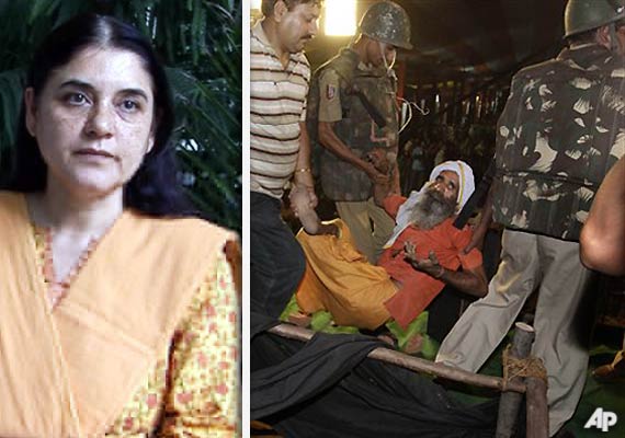 Using Lathis On Sadhus Shameful, Says Maneka | National News – India TV