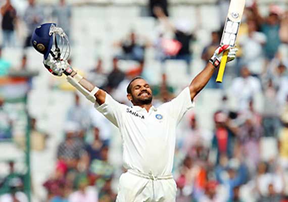 Shikhar Dhawan becomes first Indian to make highest runs on Test debut ...