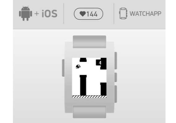 Pebble smartwatch offers Flappy Bird clone Tiny Bird | Hollywood News ...