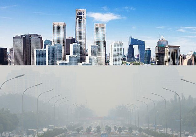 See how Beijing's sky turned from blue to black in 24 hours | IndiaTV ...