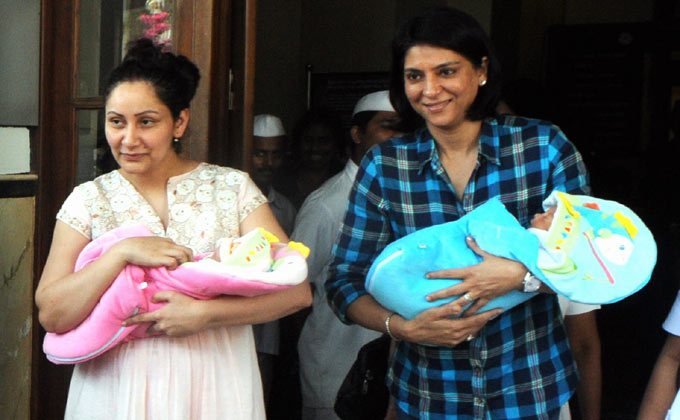 Sanjay, Maanayata Name Their Twins | Lifestyle News – India TV