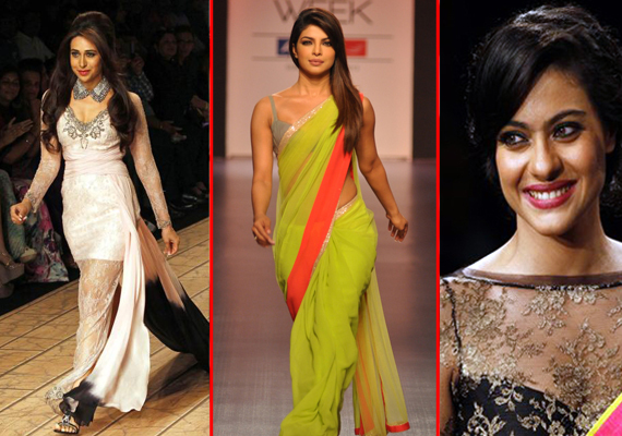 Priyanka Chopra Ramp Walk Saree