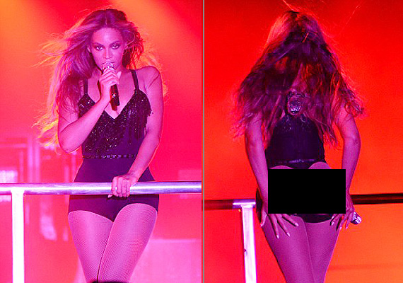 Beyonce Knowles shows her shapely buttocks in a revealing outfit (see pics) | Hollywood News ...