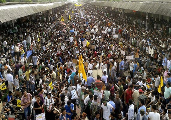 Protests over granting of tribal status to ethnic communities ...