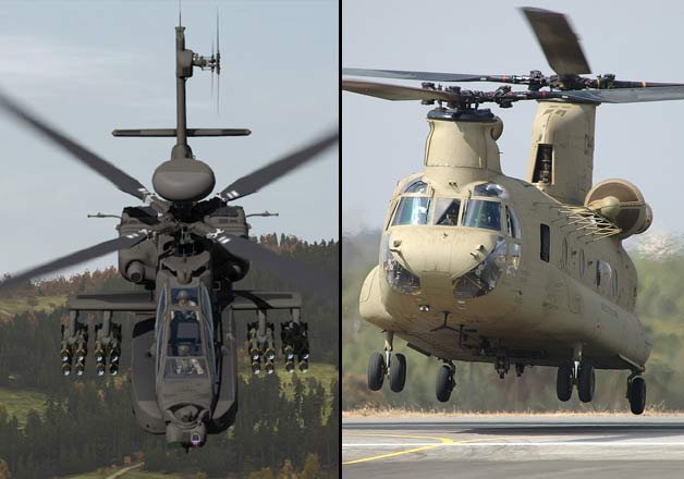 India, US sign $3 billion deal for Apache, Chinook helicopters | World ...