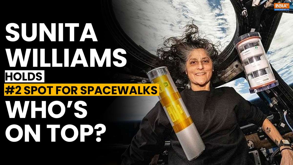 Sunita Williams Achieves 2nd Most Spacewalks by a Woman – Who's in First?
