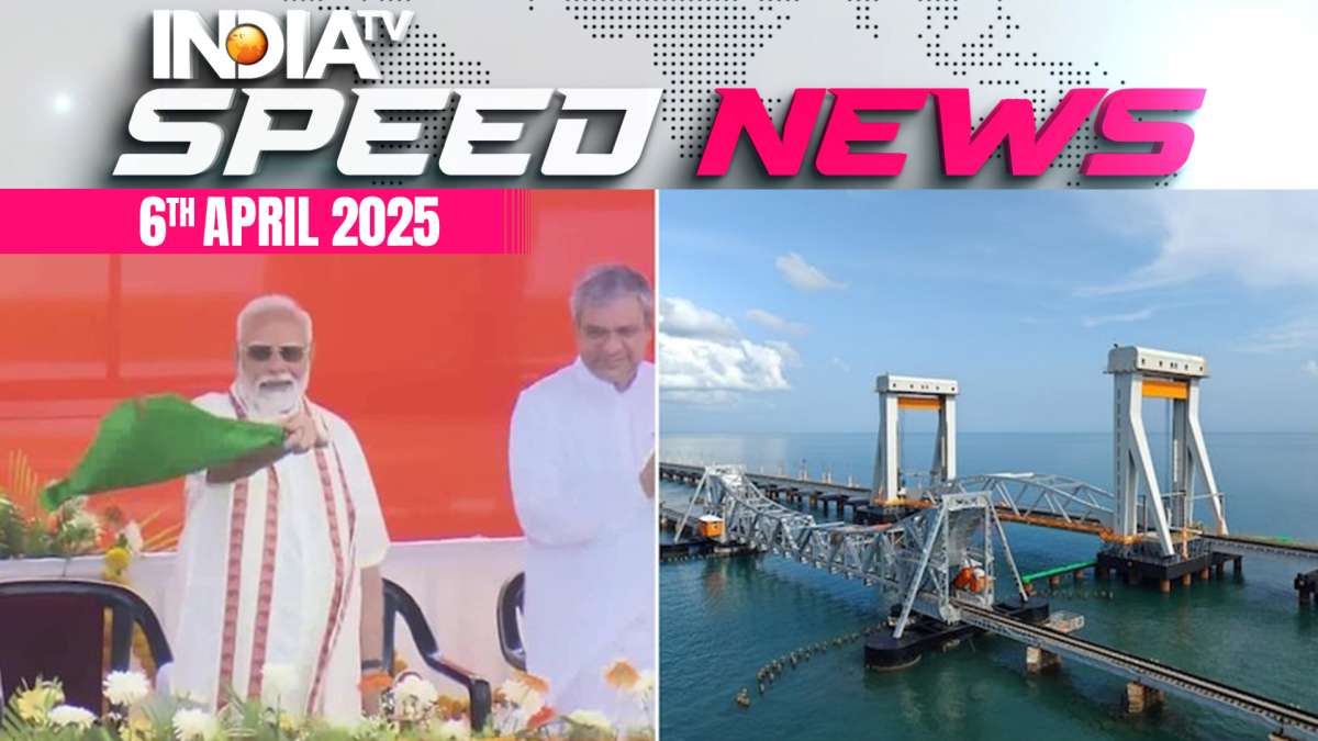 PM Modi inaugurates India's first vertical sea bridge, Pamban Bridge ...