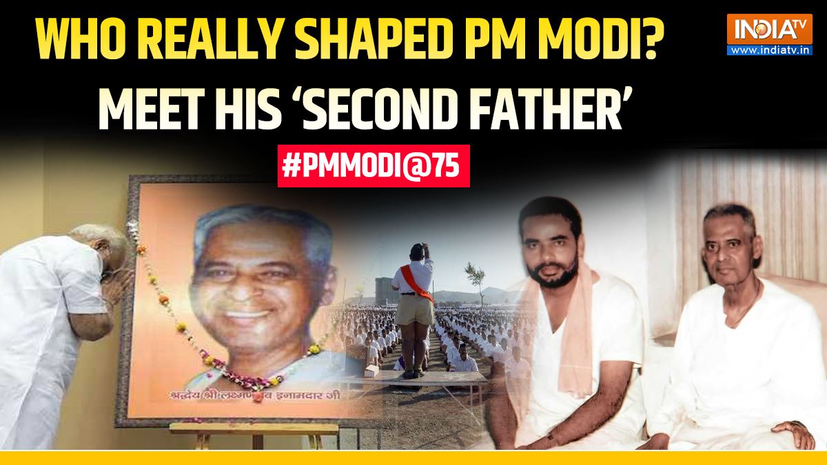 PM Modi at 75: The Untold Story of His Guru, Laxmanrao Inamdar - India ...