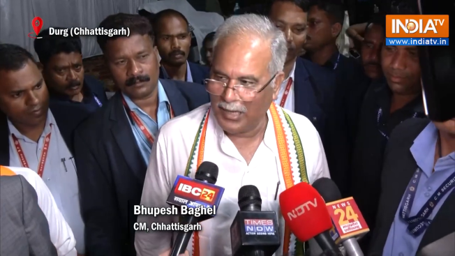 Bhupesh Baghel reacts to allegations that Mahadev App promotors paid him Rs 508 cr | India TV News