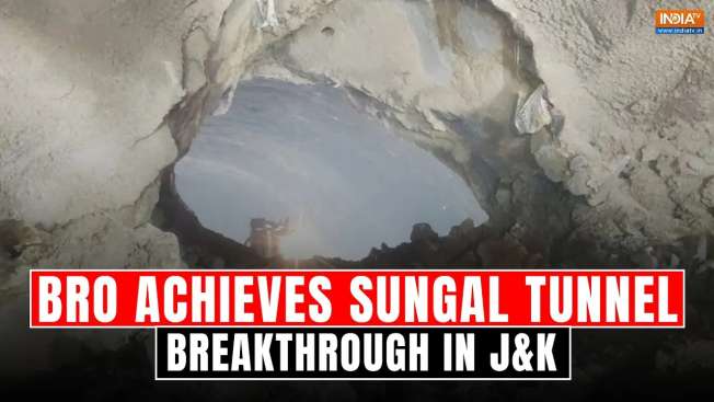 Golden Arc road: BRO achieves breakthrough of Sungal tunnel on Akhnoor ...