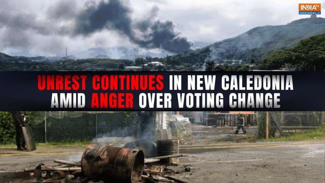 New Caledonia Unrest: Drone footage shows fire, billowing smoke as ...