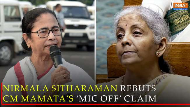 FM Nirmala Sitharaman rebuts CM Mamata's mic off at NITI Aayog meet claims, says 'Not true'